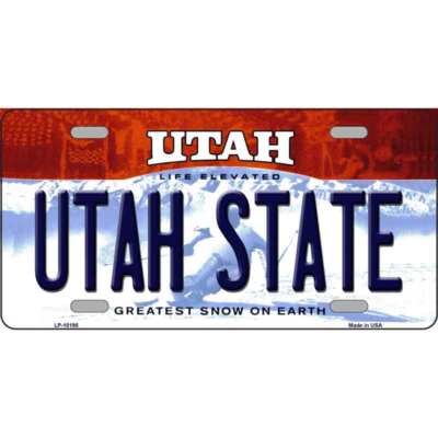 Utah State Utah Novelty Metal License Plate Tag LP-10198 | eBay