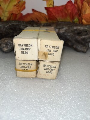 4 NOS Raytheon JAN-CRP 5840 Subminiature Vacuum Tubes NOS/NIB | eBay