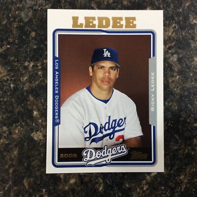 2005 Topps #595 Ricky Lede Los Angeles Dodgers | eBay