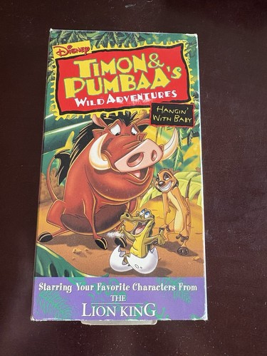 Timon and Pumbaas Wild Adventures - "Hangin With Baby" (VHS, 1996 ...