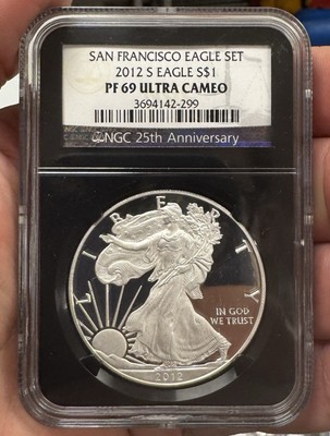 San Francisco Eagle Set 2012 S PF69 Ultra Cameo NGC 25th Anniversary | eBay