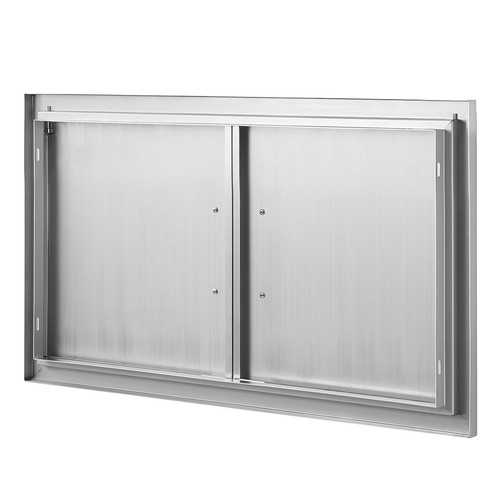 VEVOR 34x19 Inch BBQ Island Access Door Outdoor Kitchen Door Stainless ...