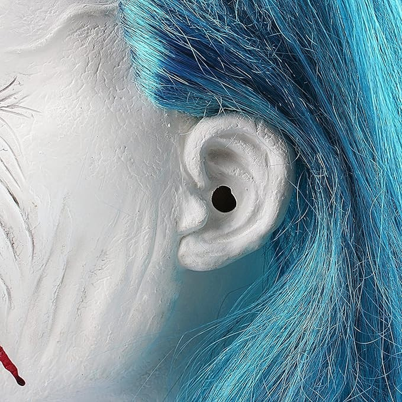 Scary Adult Clown Mask Masquerade Halloween Laughing Killer Joker ...