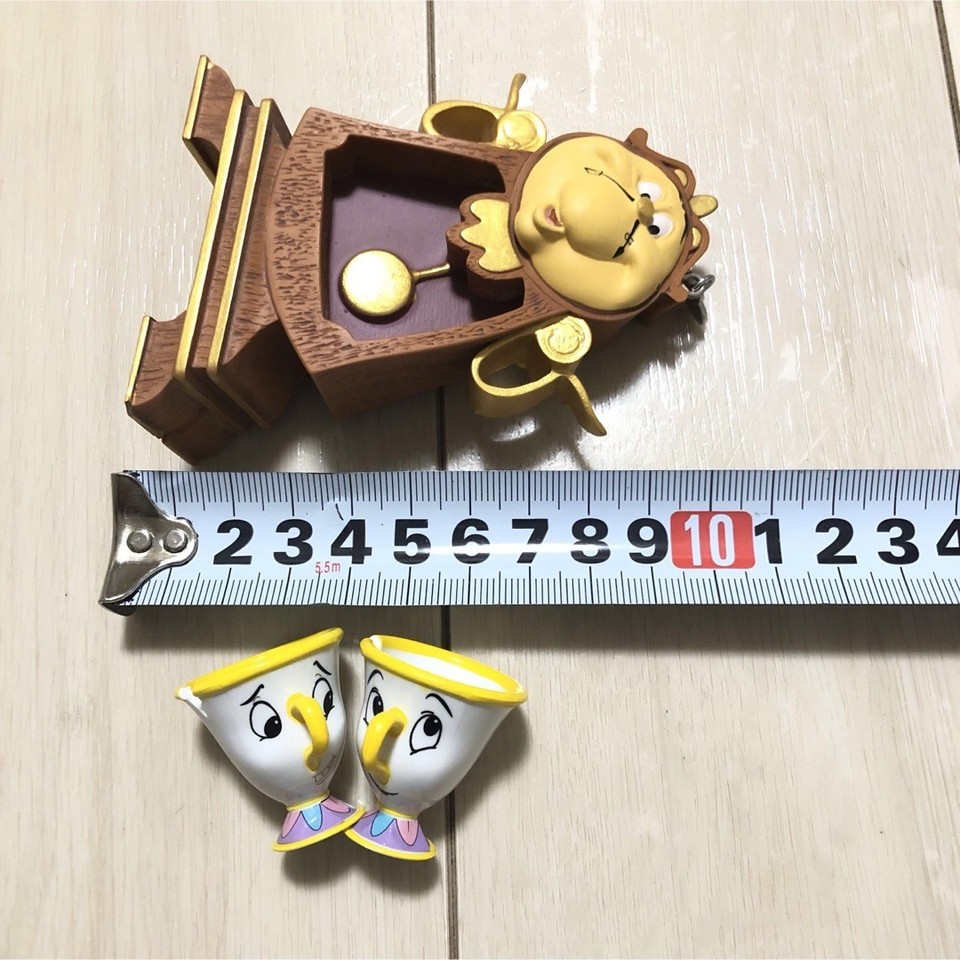 Beauty and the Beast Cogsworth Ornament Chip Figure Disney | eBay