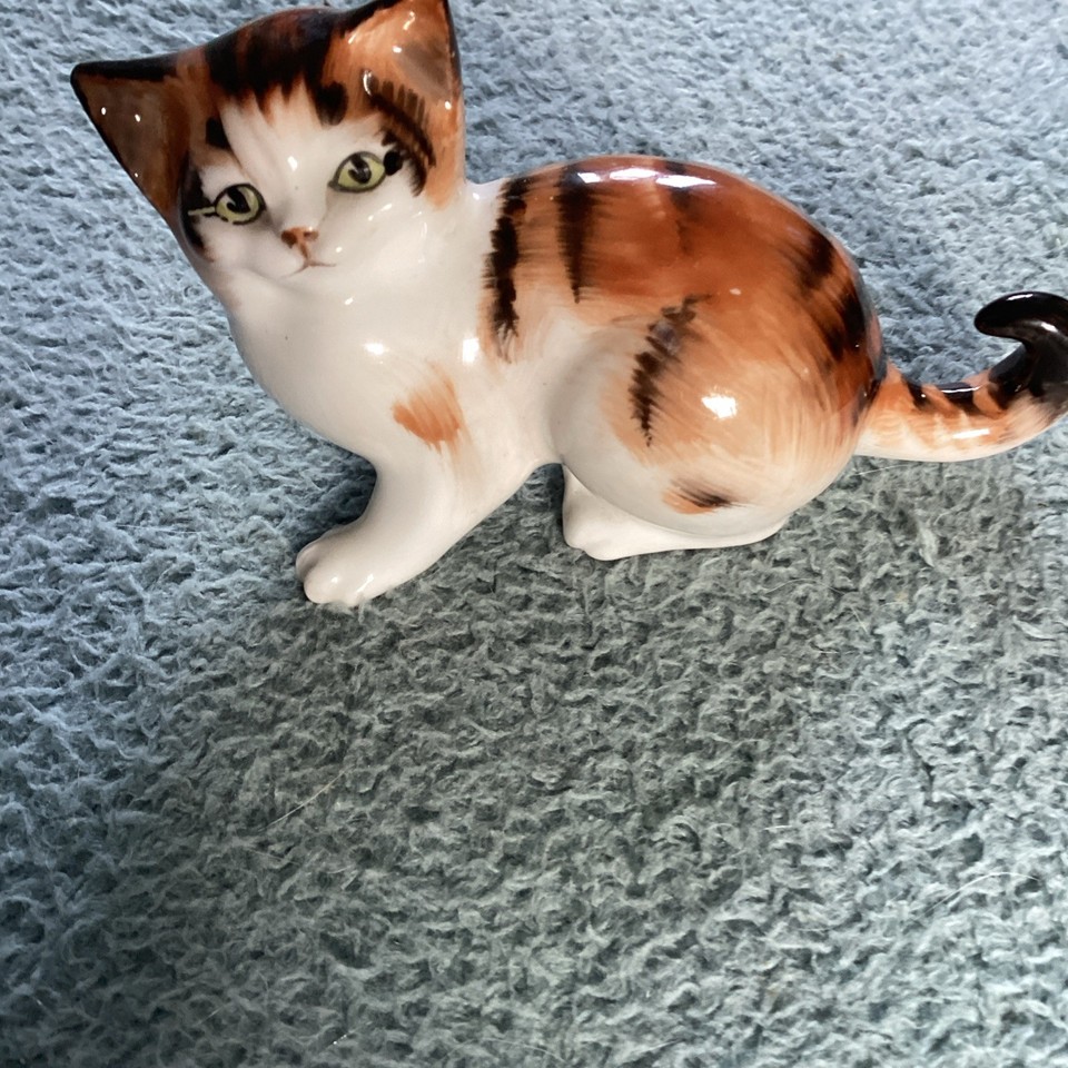Vintage Royal Doulton Calico Kitten HN 7584 | eBay UK