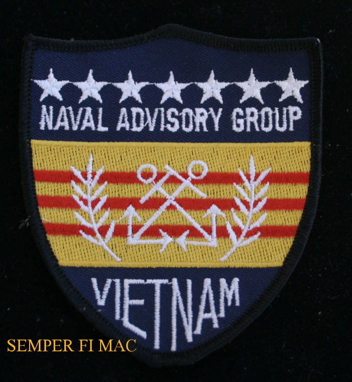 NAVAL ADVISORY GROUP NAG PATCH US NAVY VIETNAM VET USS FMF PIN HAT PRB ...