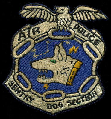 USAF Air Police K-9 Sentry Dog Section Patch S-24 | eBay
