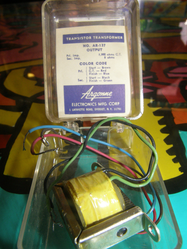 NOS AR137 AR-137 Transistor Transformer Argonne Electronics MFG. Corp ...