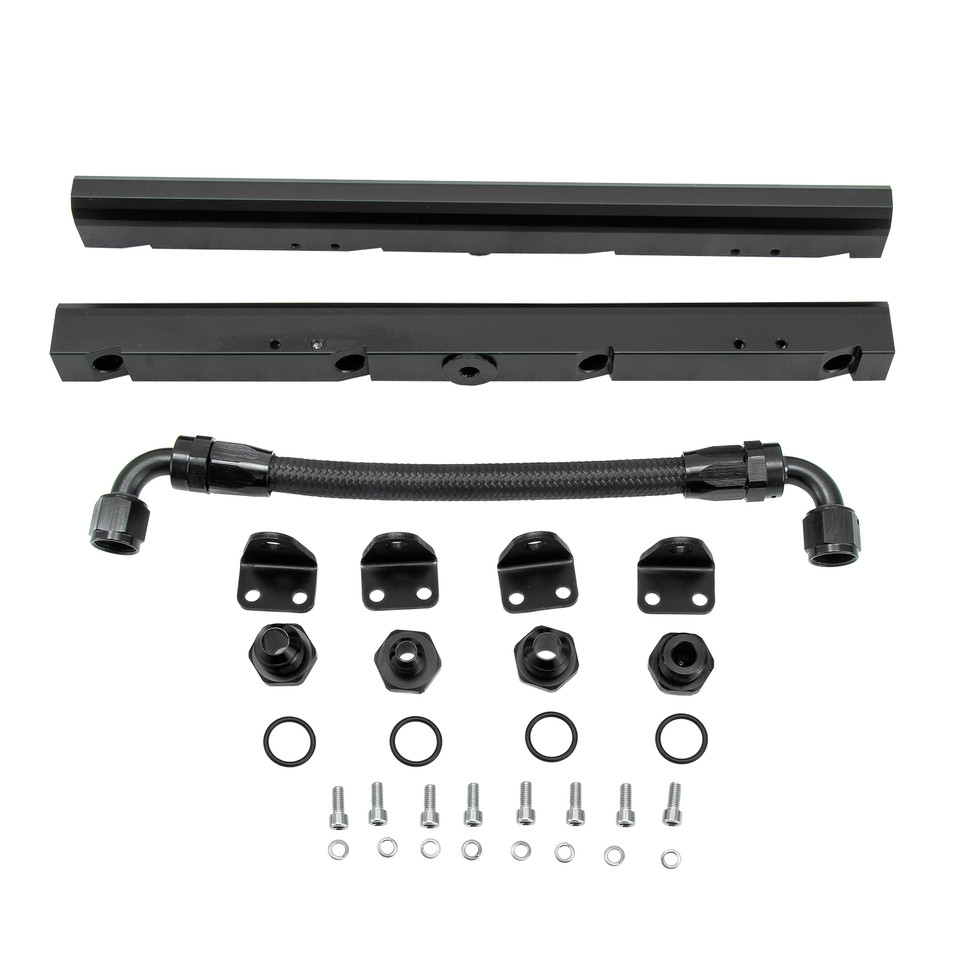Premium Fuel Rails with Fittings& Crossover Hose for LS1/ LS6 -6AN High ...