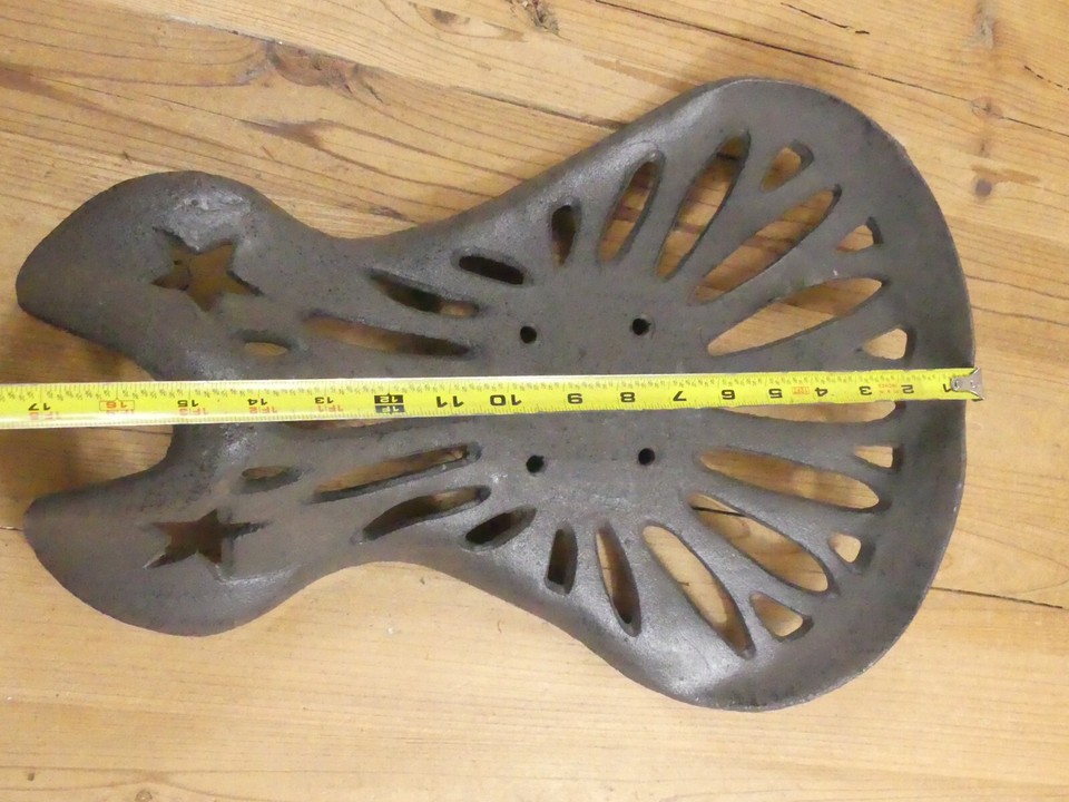 Cast Iron Saddle Bar Stool Seat Stand Rack Decoration Horse Ranch Farm ...