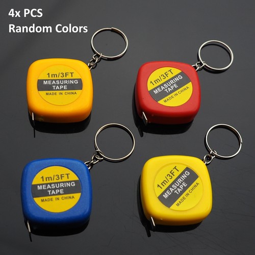 4x PCS - Retractable Ruler Tape Measure Mini Portable Pull Ruler ...