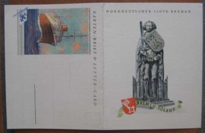 COLUMBUS (North German Lloyd) 1937 Program - Liner on Cover | eBay