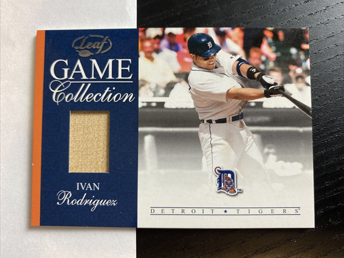 2004 Playoff Ivan Pudge Rodriguez Bat Relic memorabilia Card | eBay