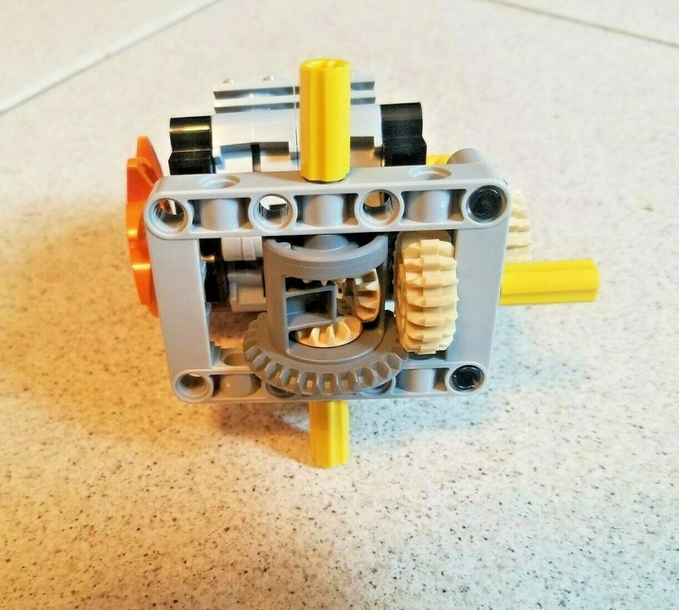 Lego Technic differential w/wo V4 motor, extension wheels drive new OEM ...