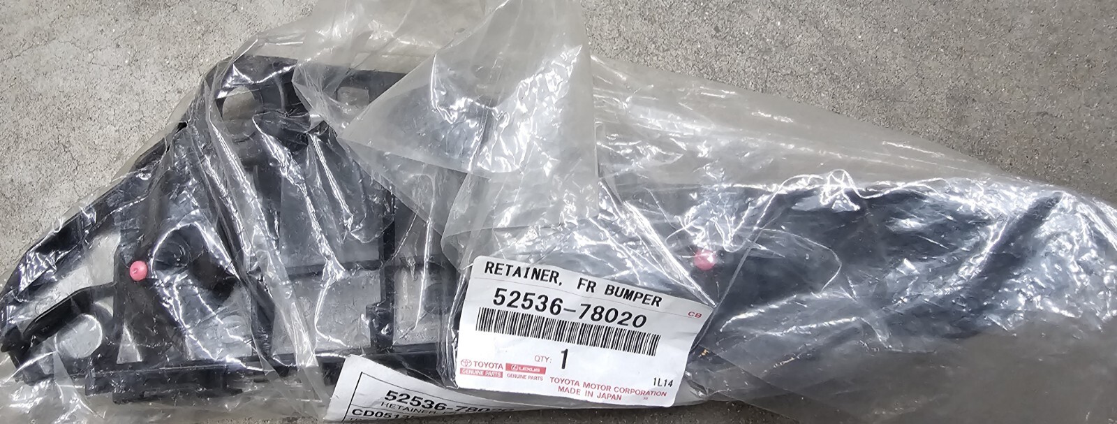 52536-78020 RETAINER, FR BUMPER Lexus NX, NEW # 52536-F6010 22-UP | eBay