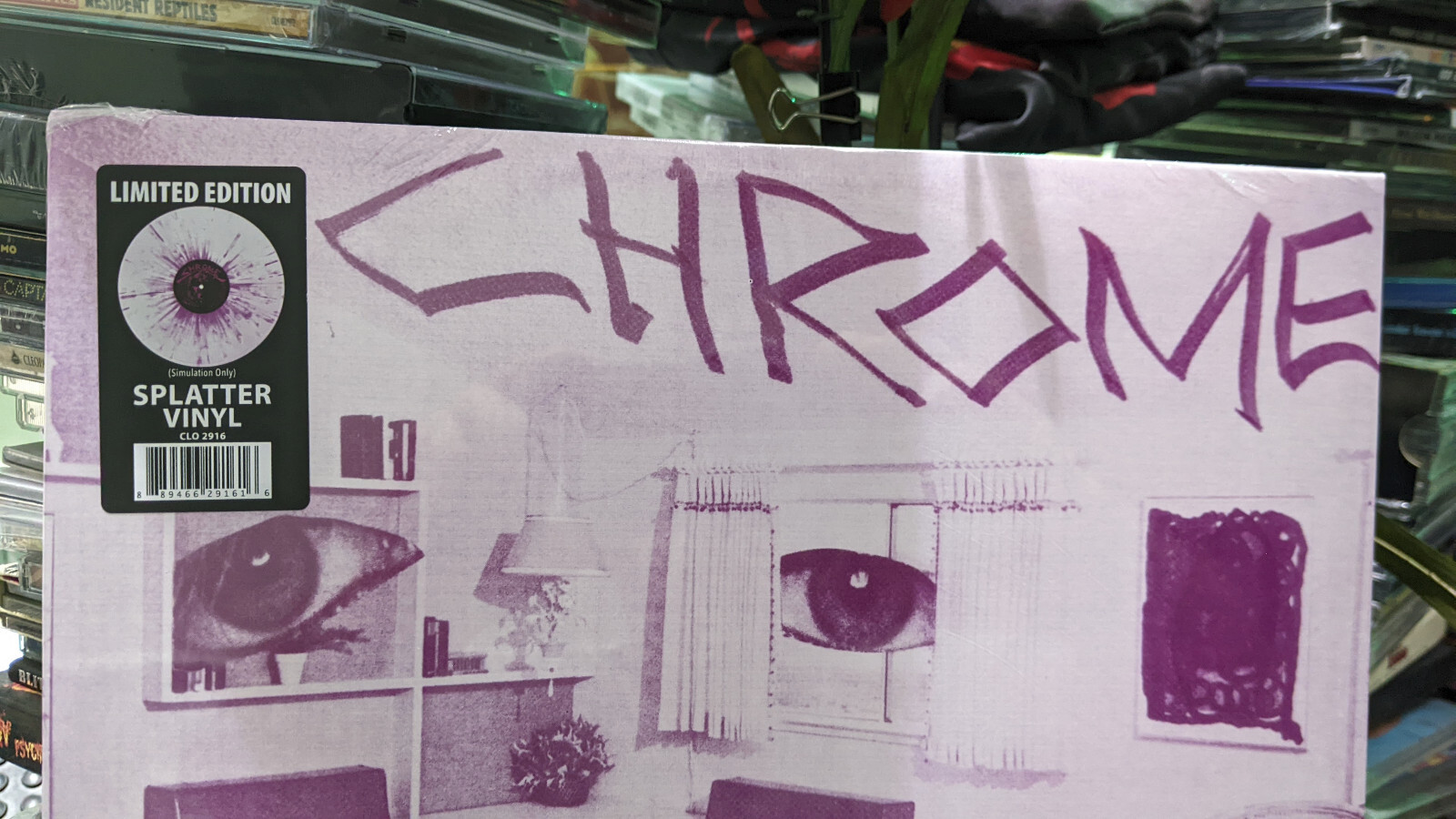 CHROME Alien Soundtracks - Purple Splatter (Record 2022)Chromosome ...