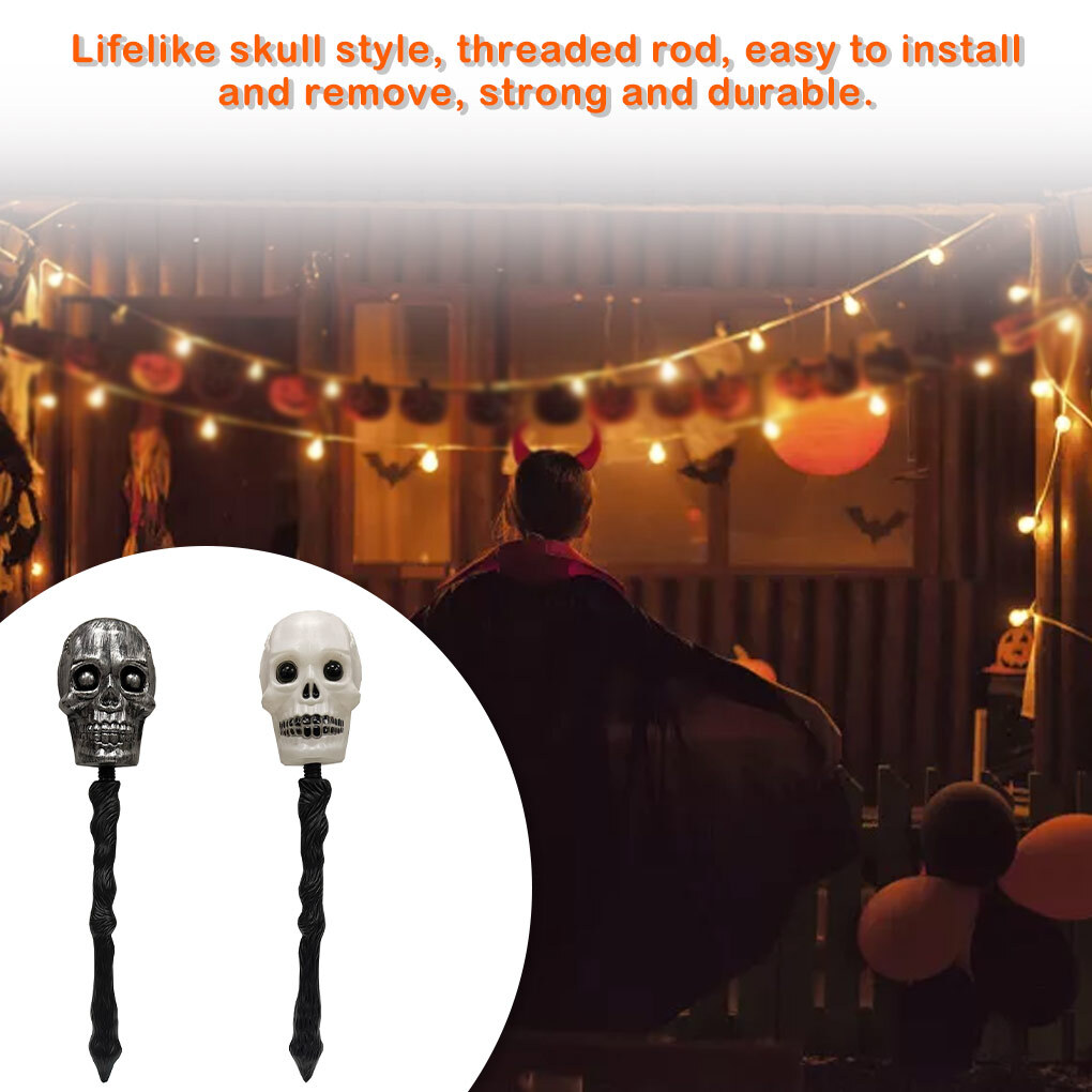 Halloween Skull Cane Prop Costume Ornament Festival Exquisite Dressing ...