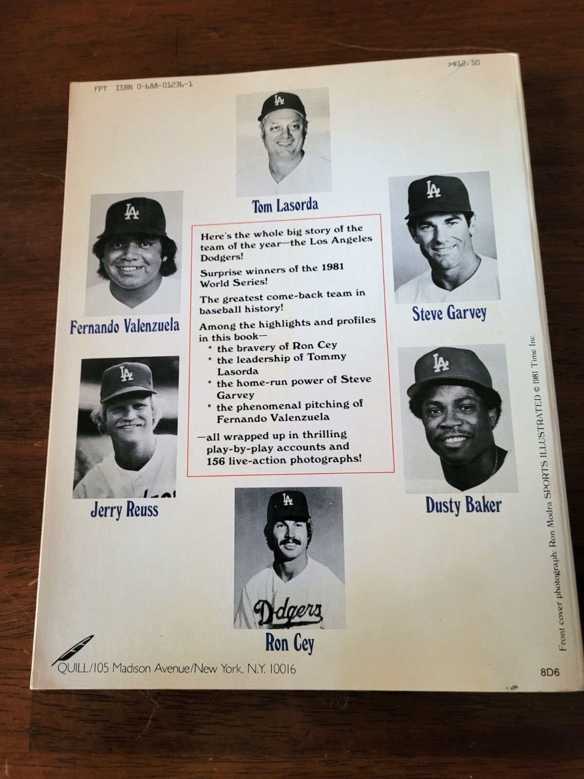 The L.A. Dodgers World Champions of Baseball by Lou Sahadi Book 1st ...