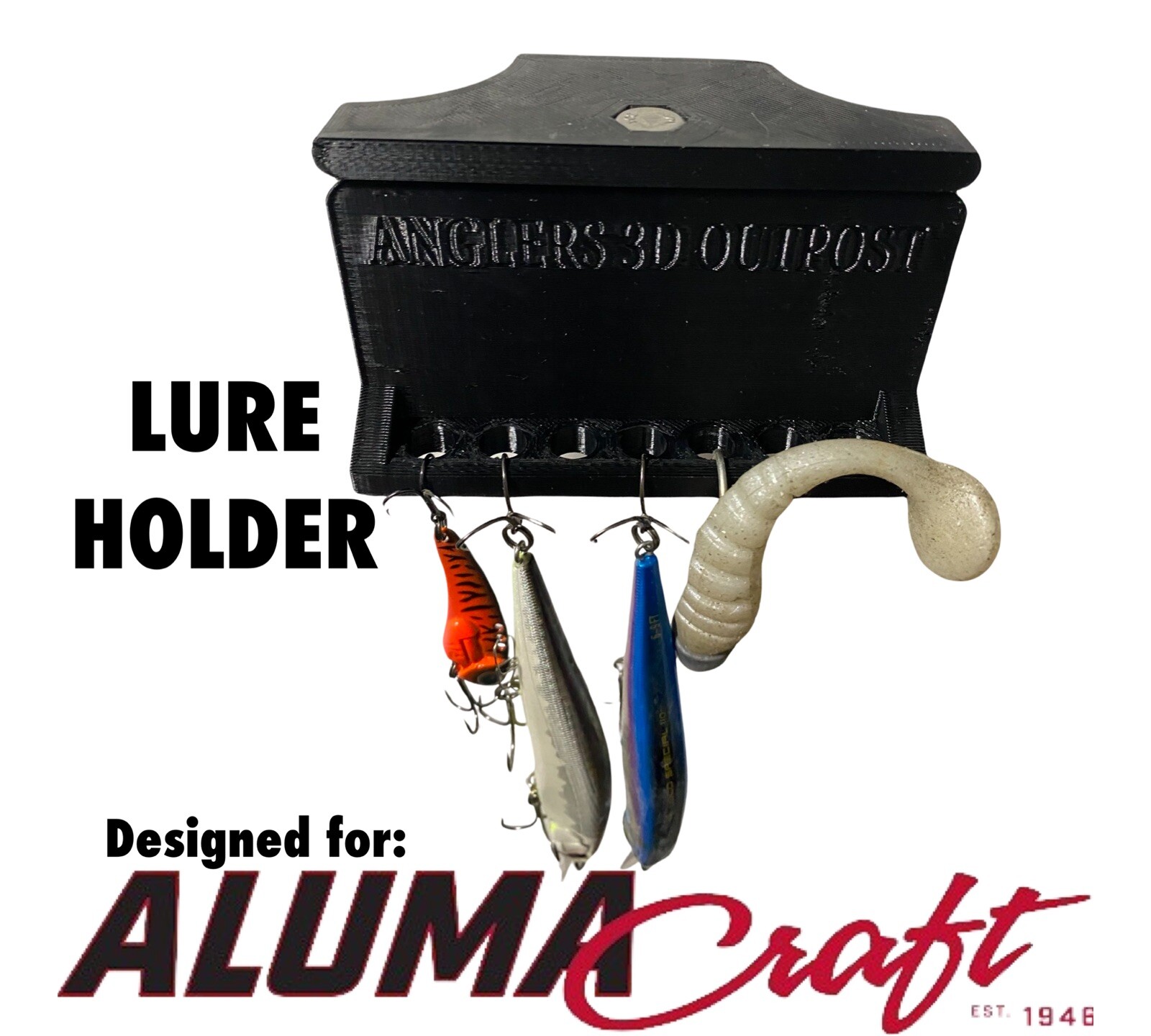 Lure Holder Track Mount Alumacraft Alumatrac - Tournament Fishing Lure ...