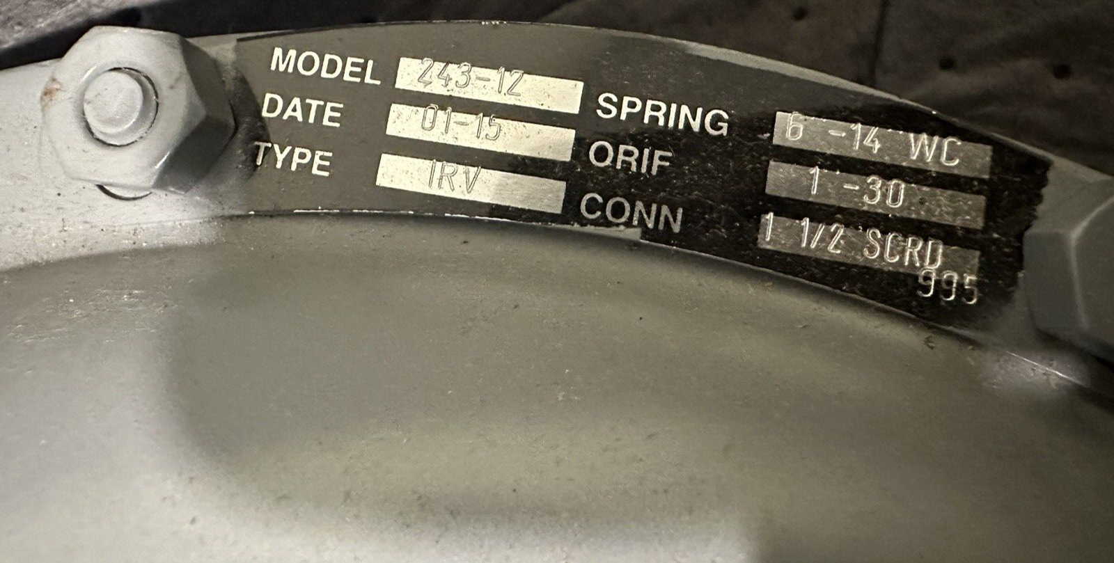 SENSUS+243-12+Gas+Pressure+Regulator for sale online | eBay