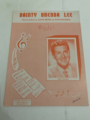 1948 Dainty Brenda Lee by Eddie Howard Sheet Music | eBay