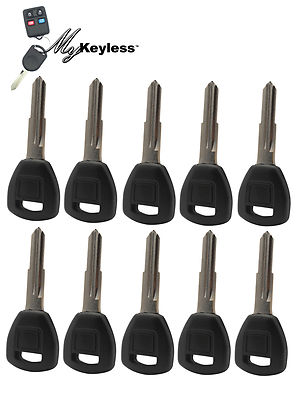New Uncut Acura Transponder Chip Ignition Key Blade HD111- PT Lot x 10 ...