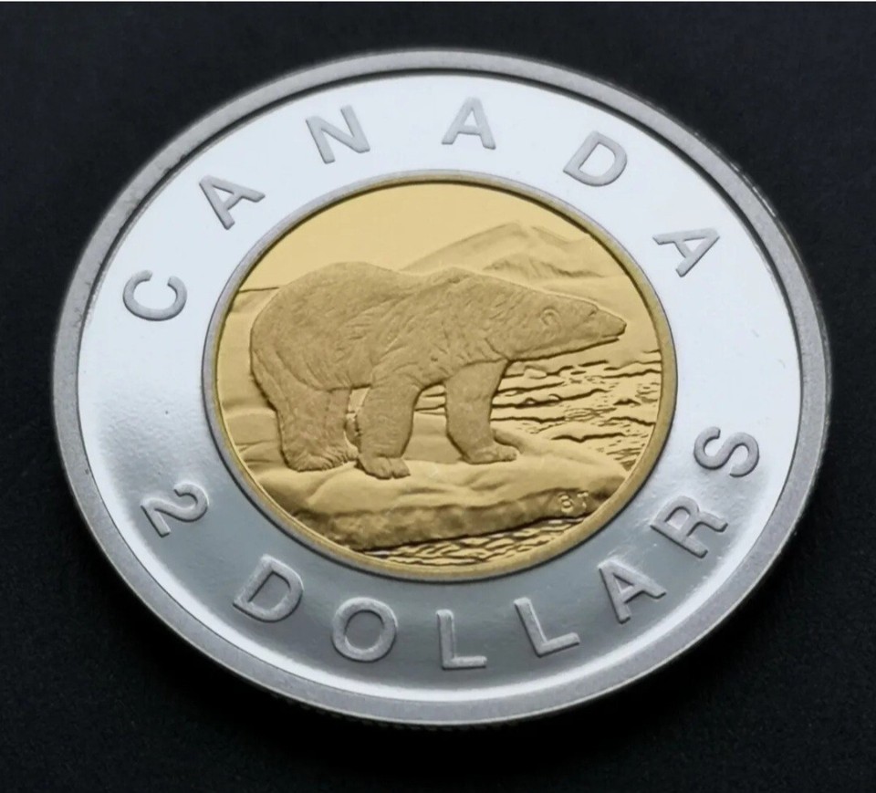 ** CANADA PROOF TOONIE 2013 FINE SILVER ** TAXE EXEMPT FOR CANADIAN ...
