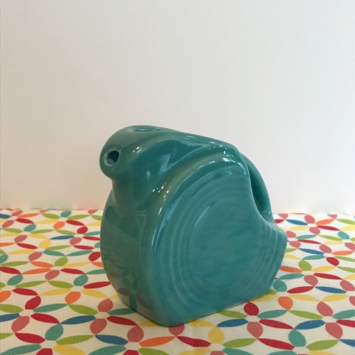 Fiestaware Turquoise Mini Disc Pitcher Fiesta Blue Small Creamer | eBay