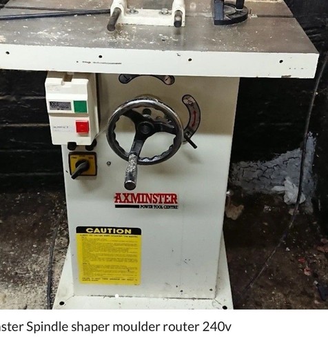 Axminster Spindle Moulder, Industrial Heavy Duty Machine | eBay UK