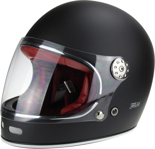 VIPER F656 RETRO VINTAGE 70s STYLE FIBREGLASS FULL FACE MOTORCYCLE ECE ...