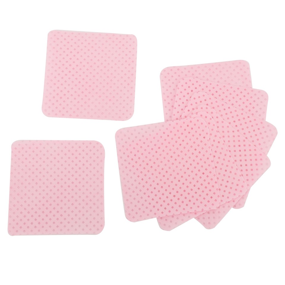 500PCS Absorbent Pink Nail Cleaning Pads 4.8cm Soft No Residue Left ...