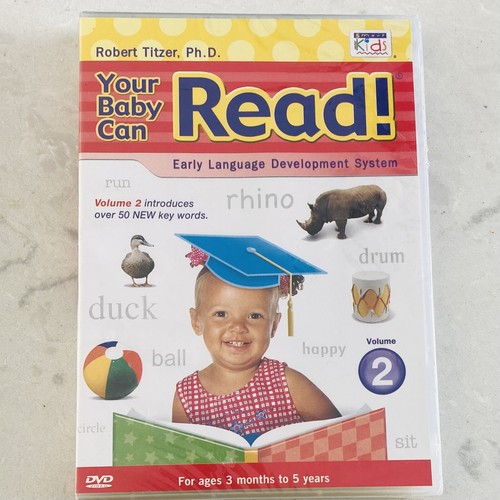 YOUR BABY CAN READ Volume 2 DVD Brand New | Early Language Development ...