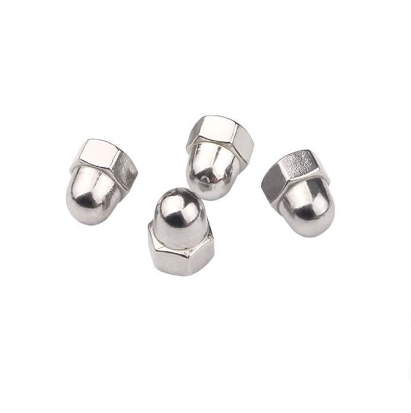 201 Stainless Steel Nuts M4 M5 M6 M8 M10 M12 Cap Nuts Right Hand ...