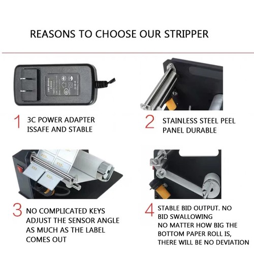 Fully Automatic Label Peeling Machine Counting Separator Self-Adhesive ...
