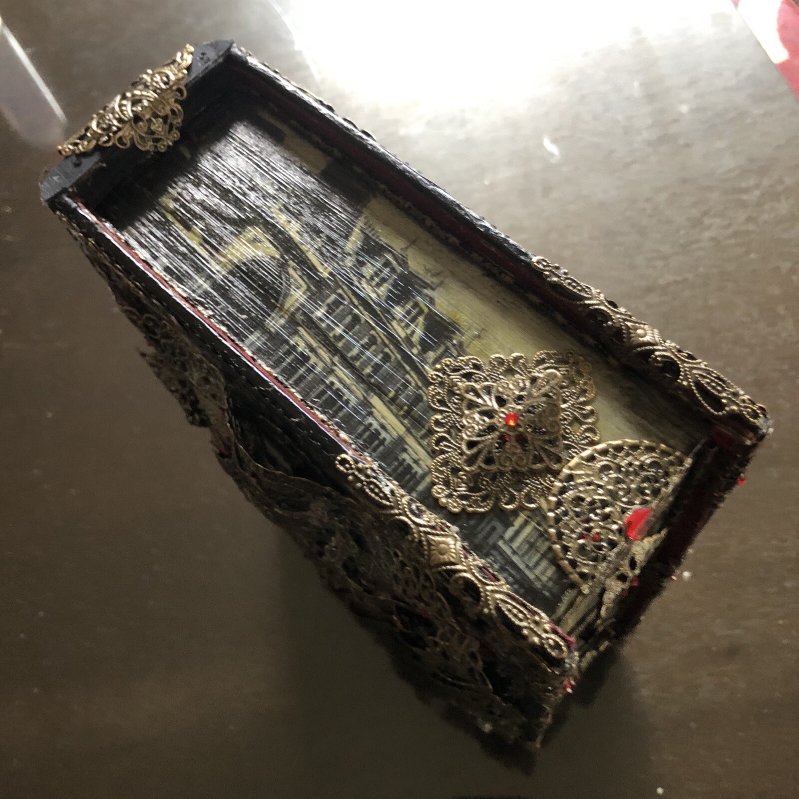 Custom Gothic Grimoire Satanic Antique Spell Book Dark Arts Vintage ...