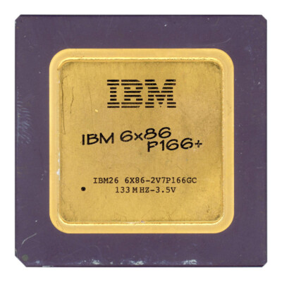 Processor CPU IBM 6x86 P166+IBM26 6x86-2V7P166GC 133MHz 3.5V Socket 296 ...