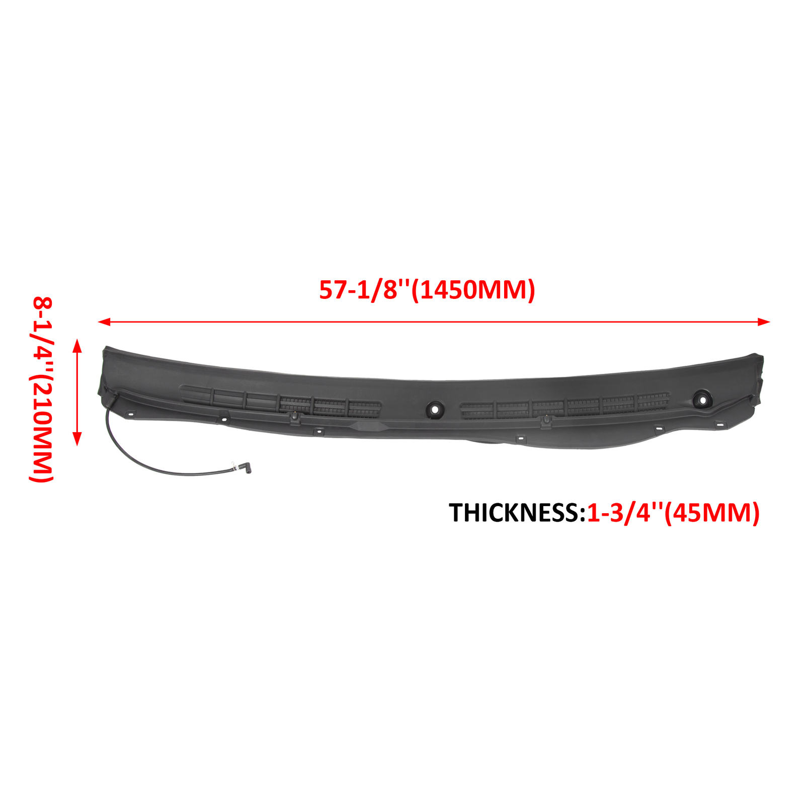 For CHEVY COLORADO GMC CANYON WINDSHIELD COWL GRILLE VENT 2004-2012 NEW ...