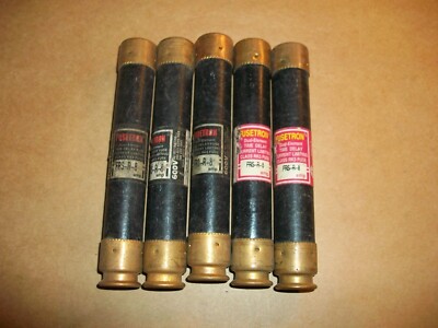 5pc Fuse Fusetron FRS-R-8 Dual Element Time Delay 8 Amp USED | eBay