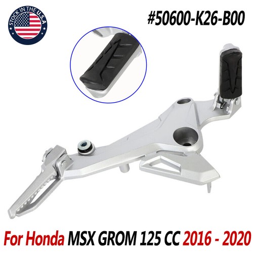 Right Side Foot Peg Mount #50600-K26-B00 For Honda MSX GROM 125 SF 2016 ...