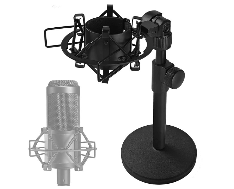 Metall Tisch Mikrofon Ständer Mit Metall Dämpferbrücke, Einstellbar ...