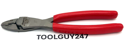 SNAP ON TOOLS Red Soft Grip 9" Wire Terminal Cutter Crimping Plier ...