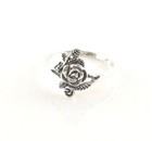 Sterling Silver Rose Ring | eBay