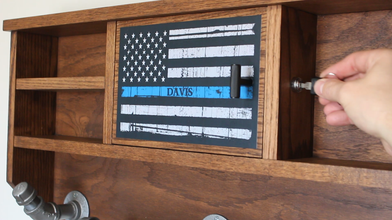 Wall Mounted Police Duty Gear Rack - Cop Caddy - Warrior Rack | eBay