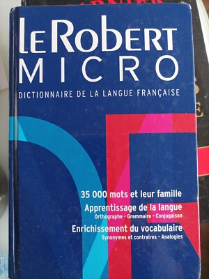 Le Robert Micro : Dictionnaire d'apprentissage de la langue française ...