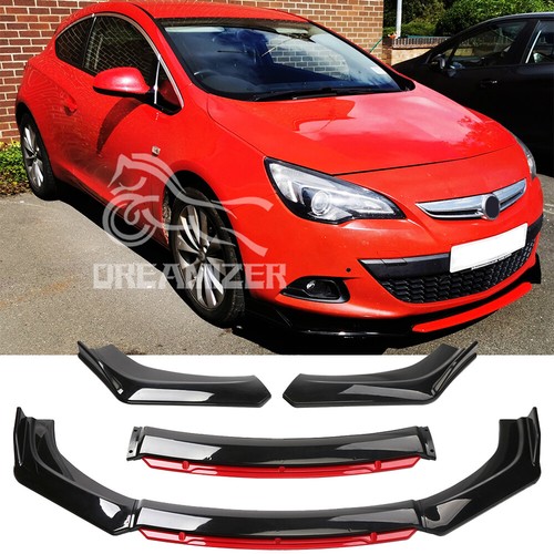 For Vauxhall Opel Astra GTC 2011-2018 Gloss Front Bumper Spoiler Lip ...