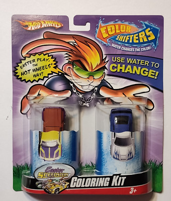2009 Hot Wheels Color Shifters Easter Speedsters Coloring Kit w/2 Hot ...