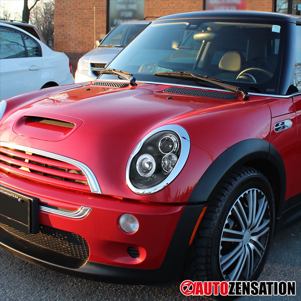 Fit 2002-2006 Mini Cooper R50 R53 05-08 R52 LED Halo Projector ...