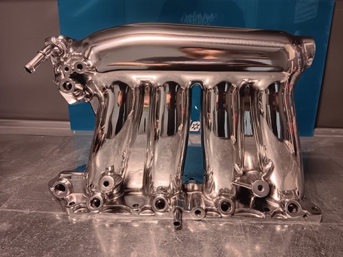 NEW POLISHED KP RBC Intake Manifold 06 11 Civic Si K20 Honda Oem Jdm ...