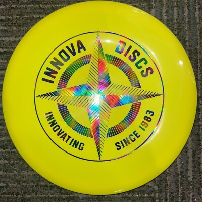 INNOVA 1ST FIRST RUN STAR HAWKEYE DISC GOLF FAIRWAY DRIVER 173-5G YL/JB ...