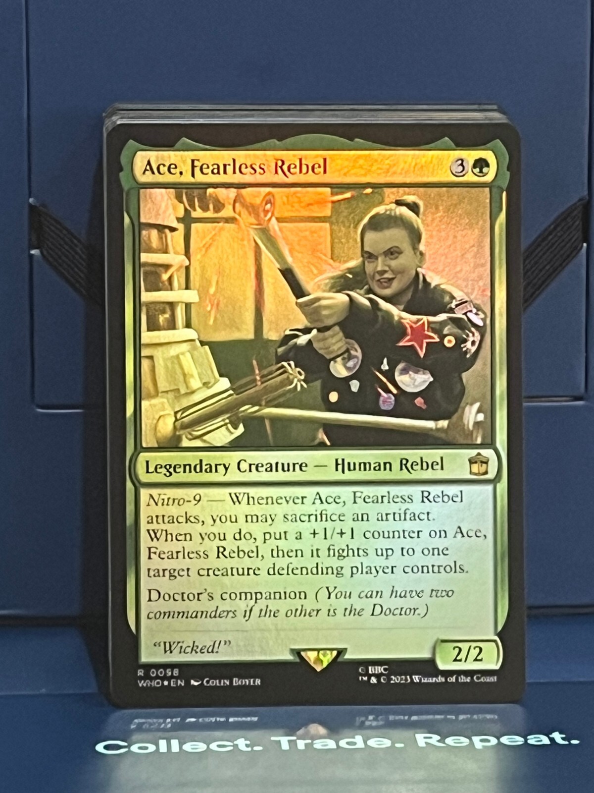 MTG Dr. Who Ace, Fearless Rebel Foil Rare NM/M WHO | eBay